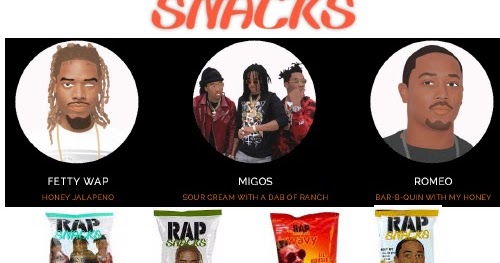 Rap Snacks 2.75oz large bags