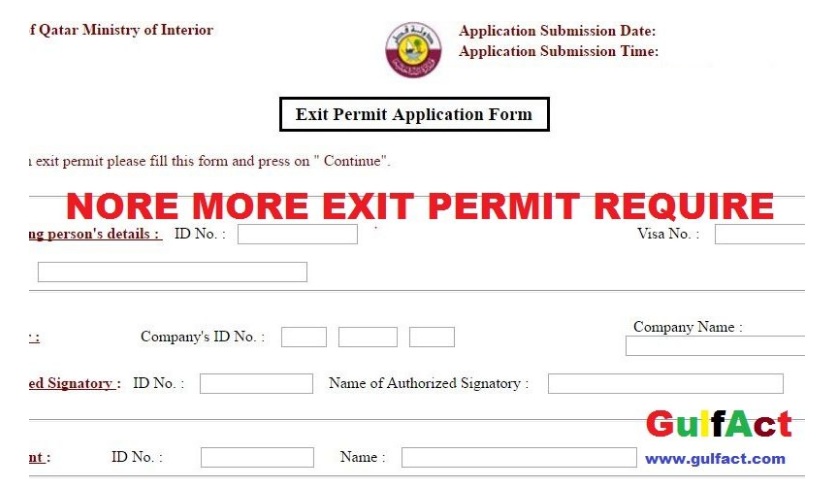 No more exit permit required to leave Qatar onward - Moral Jobs Stories