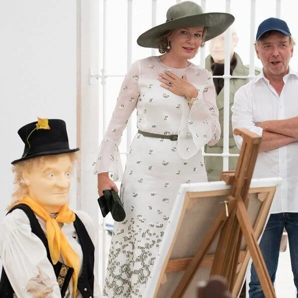 Queen Mathilde visited the 58th International Arts Festival, Venice ...