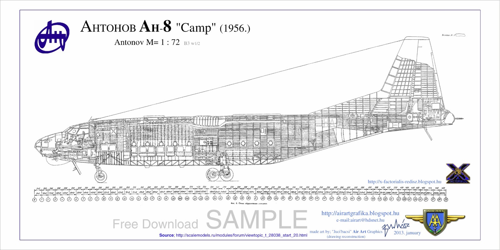 Air Art Graphics Technical & Human Illustration: Antonov An-8 "Camp ...
