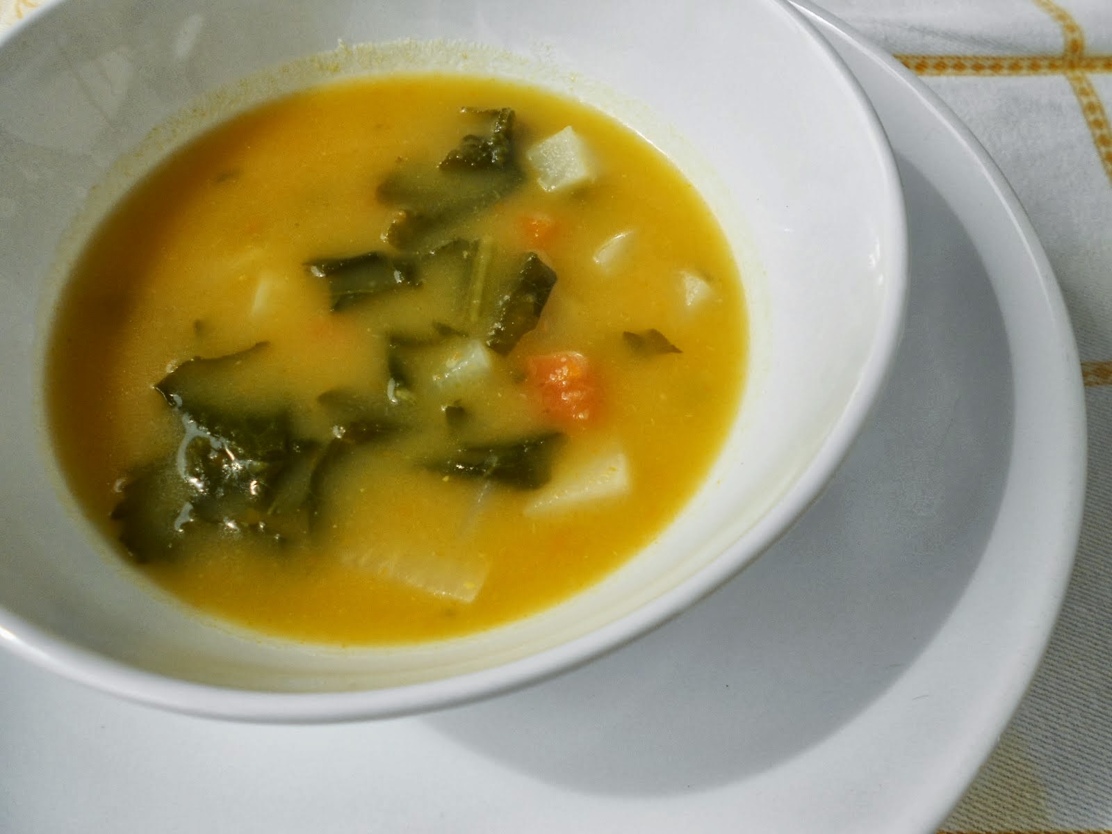 Receitas namorada: Sopa de Nabo