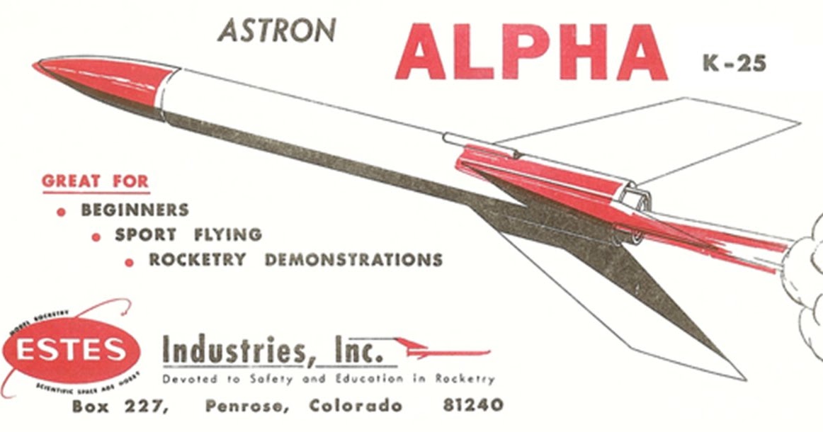 Model Rocket Building: 50th Anniversary of the Estes Alpha!
