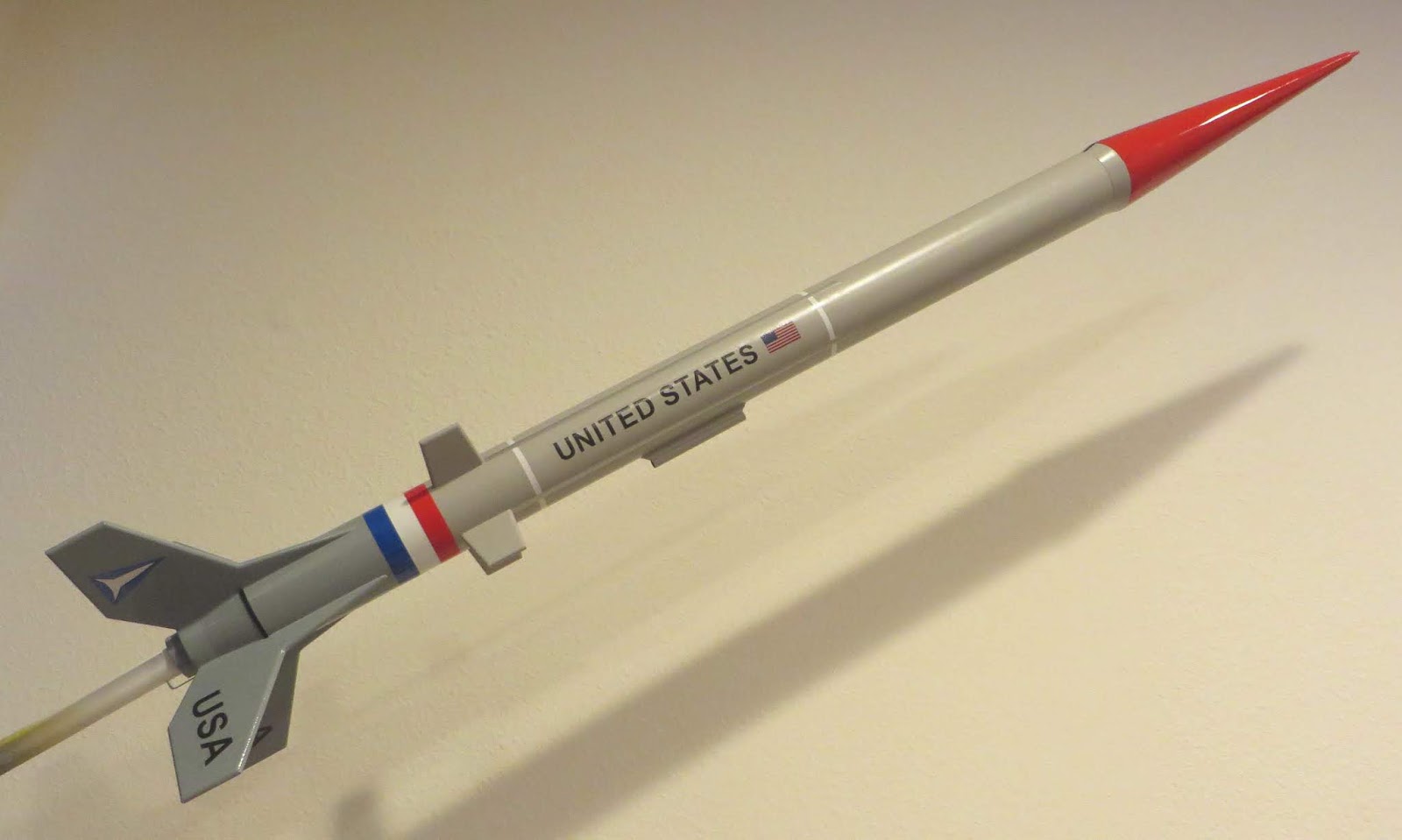 Model Rocket Building: Quest Striker AGM, Finished