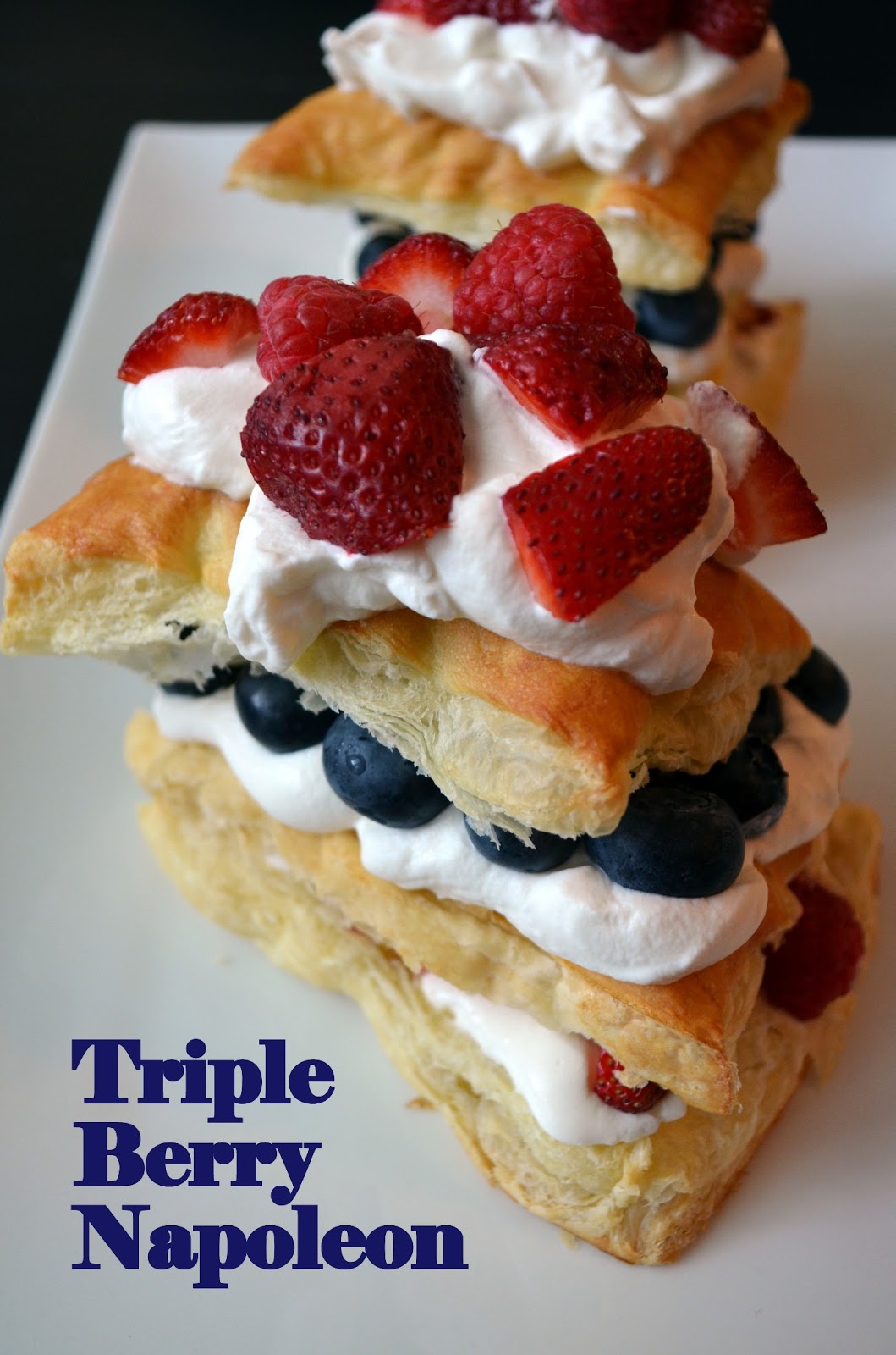 Flavors by Four: Triple Berry Napoleon