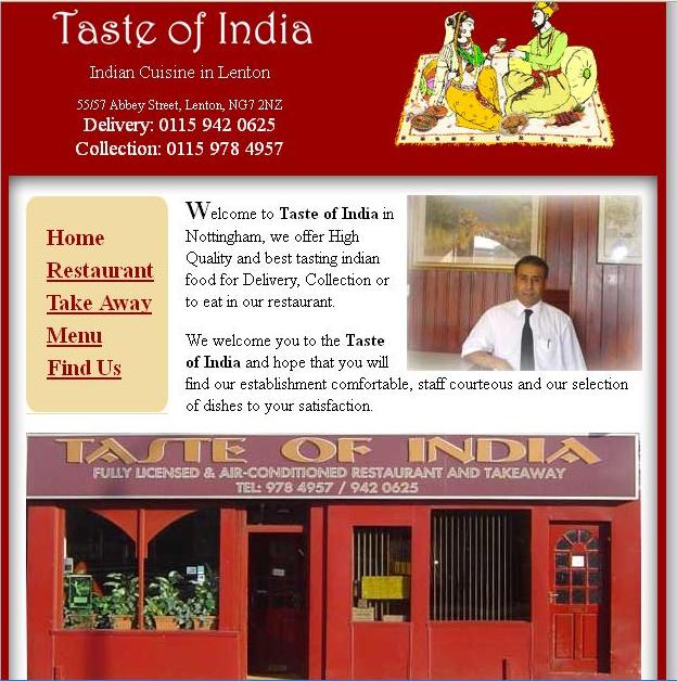 Taste of India - Indian restaurants