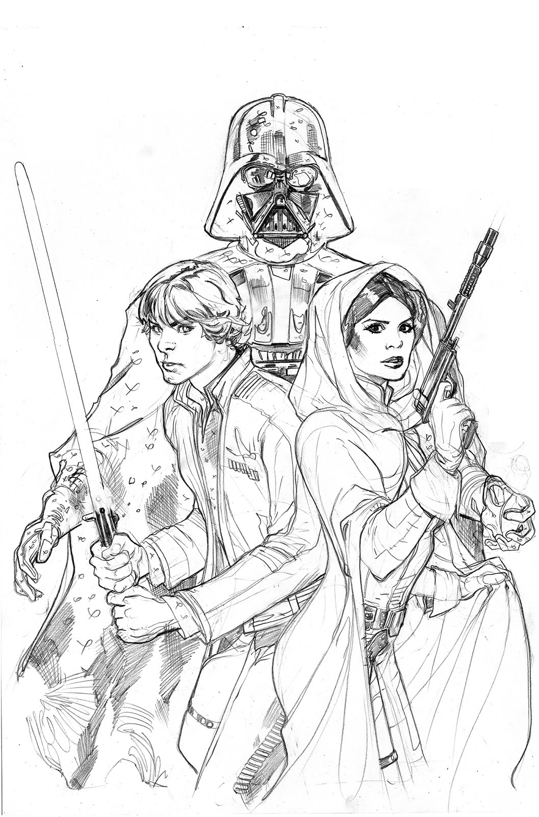 The Bombshellter: Star Wars: Vader Down #1 CBLDF Variant Cover - Step 1 ...