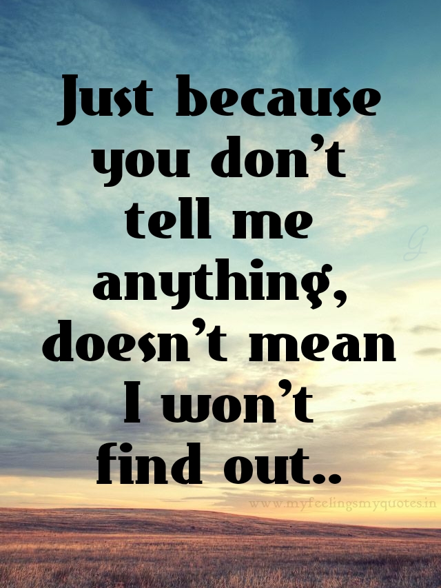 My Feelings My Quotes