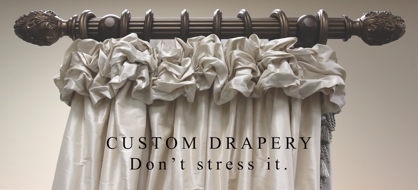P. TREE TEXTILES: Custom Drapery. Don't Stress it.