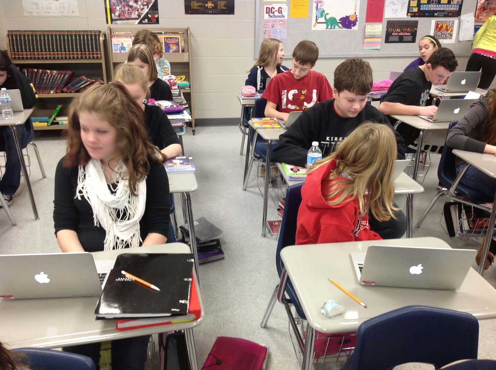 DCG Middle School Library: 7th Grade Science Disease Brochure Projects