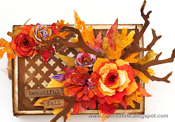 Layers of ink: Autumn Matchbox Tutorial