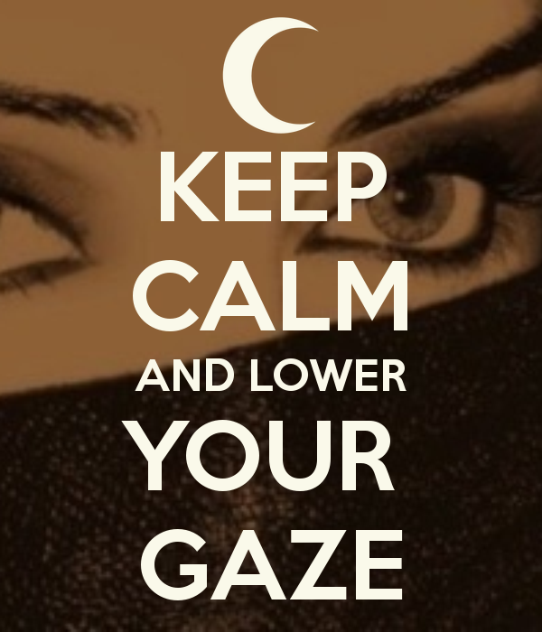 Lower Your Gaze Quotes