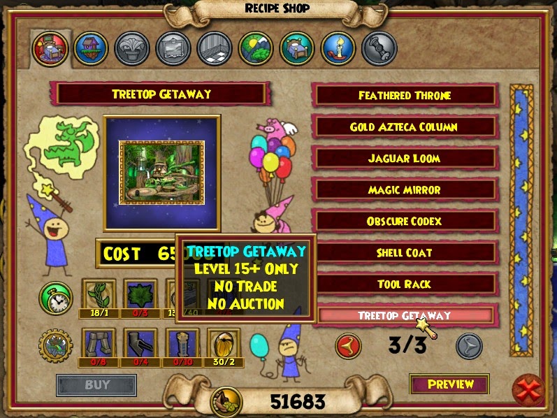 Stars of the Spiral: New Wizard101 Housing, Reagents & Furniture