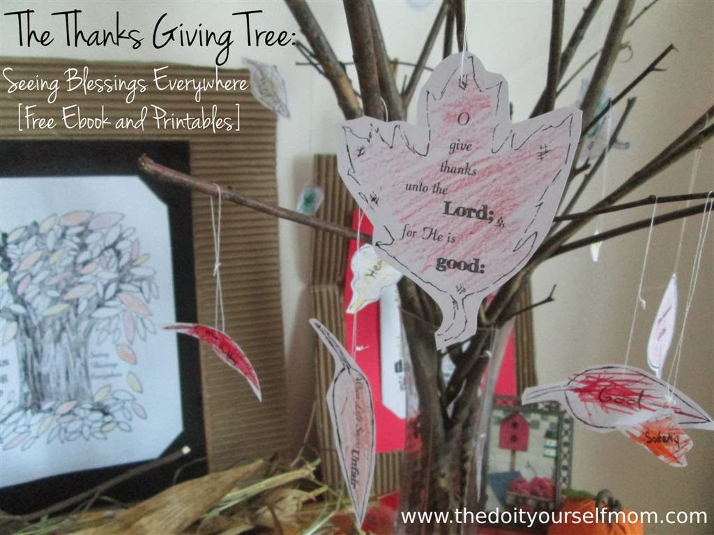 The Do-It-Yourself Mom: The Thanks Giving Tree: Seeing Blessings ...