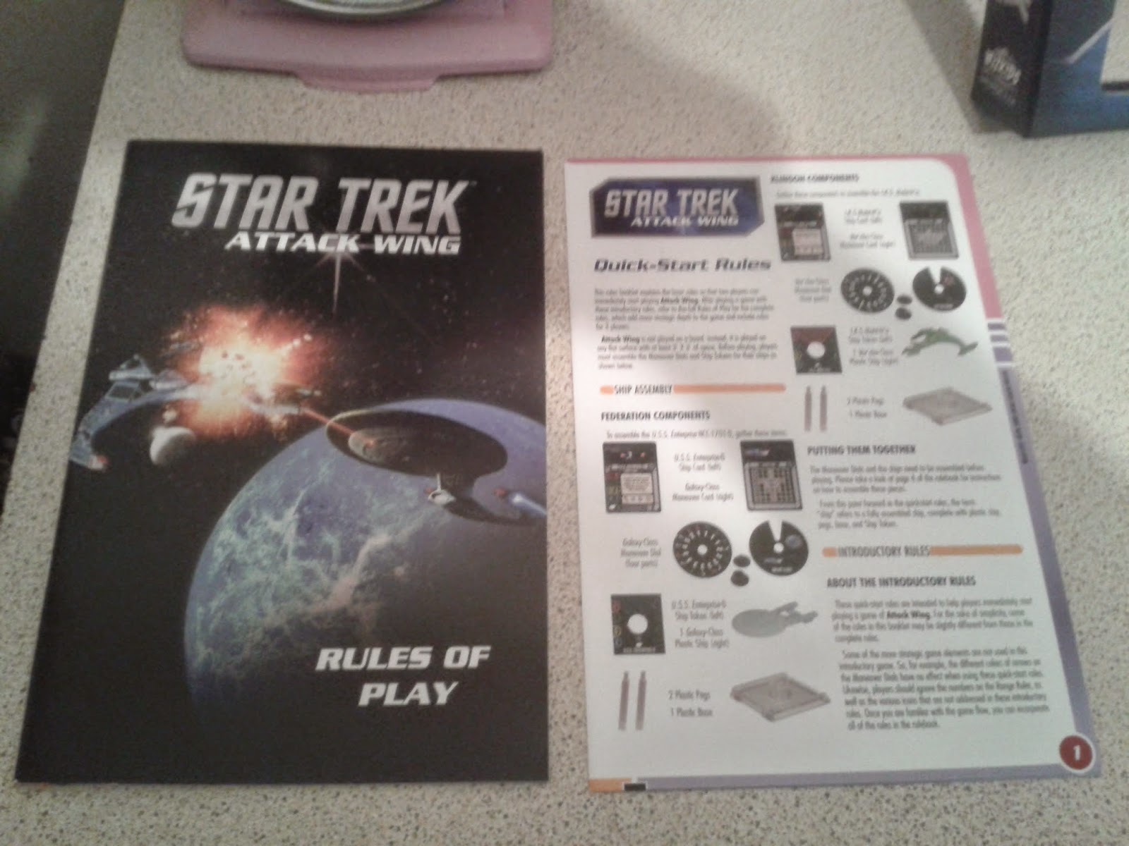 Star Trek Attack Wing Starter Set unboxing