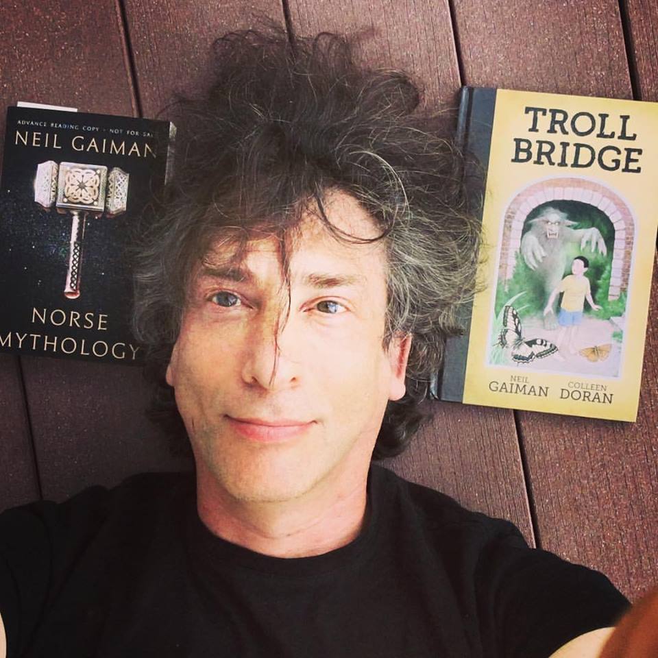 MAN OF BRONZE: NEIL GAIMAN LEE "CLICK CLACK THE RATTLE BAG"