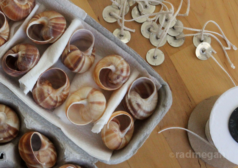 Movie Inspired Craft: Snail Shell Candles - Radmegan