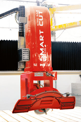 Breton Smart-Cut 550 OPTIMA - 5 axis CNC bridge saw with built-in ...