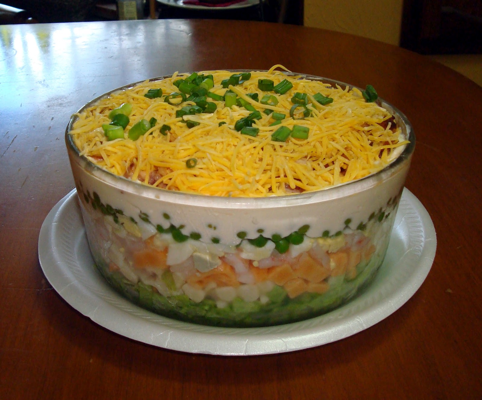 Eat It Up!: Layered Pea Salad- Make ahead Dish