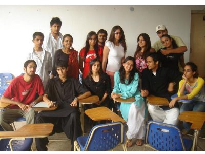 Desi Actors Gallery: Girls of Pakistani university in colourful dresses