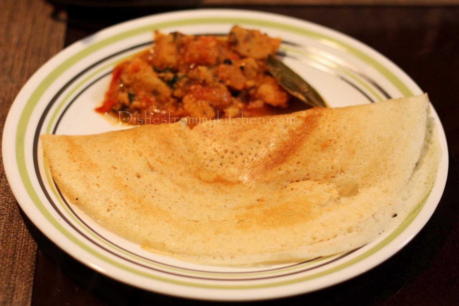 Dishesfrommykitchen: ATUKULU (POHA) DOSA OR APPAM WITH VADA KURMA ...
