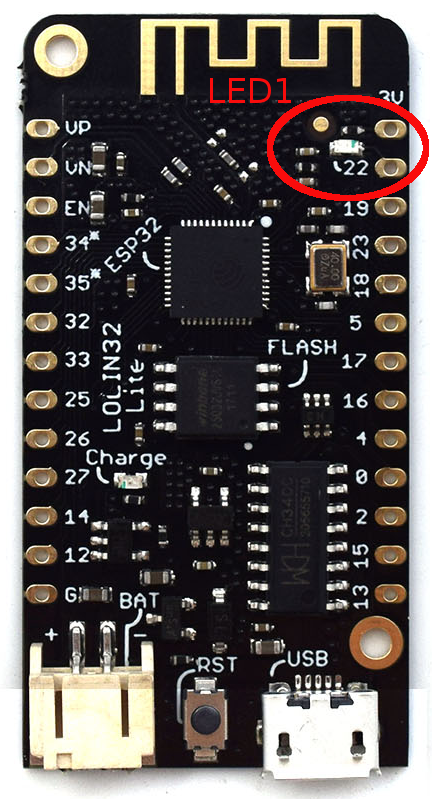 Txapuzas electrónicas: Introducción a ESP32: Lolin32 Lite