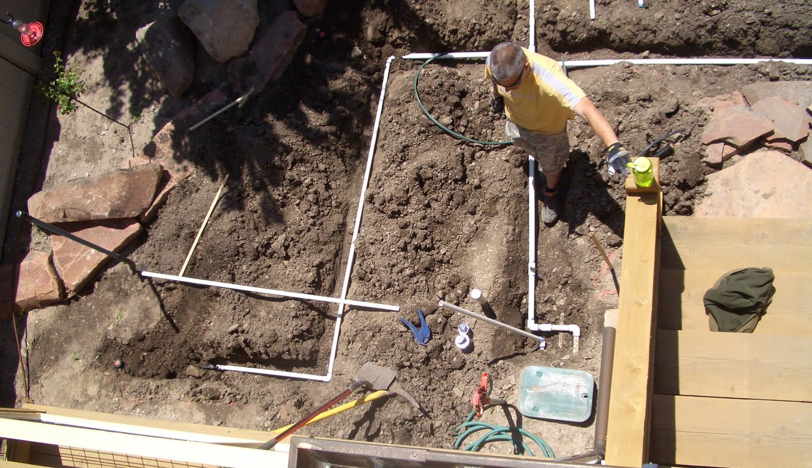 Married With Bikes: Home addition: sprinklers part II