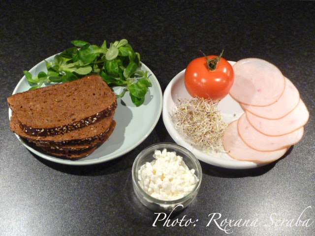 Bunatati din bucataria mea: Sandwich cu perle de branza si germeni de ...