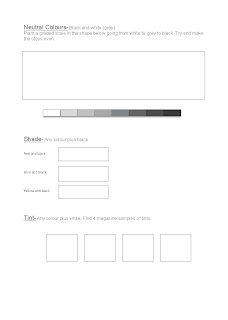 sarah bell smith: Year 9 colour theory basics