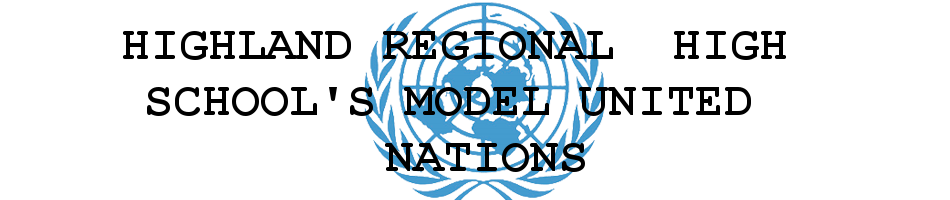 Highland Regional High School's Model UN