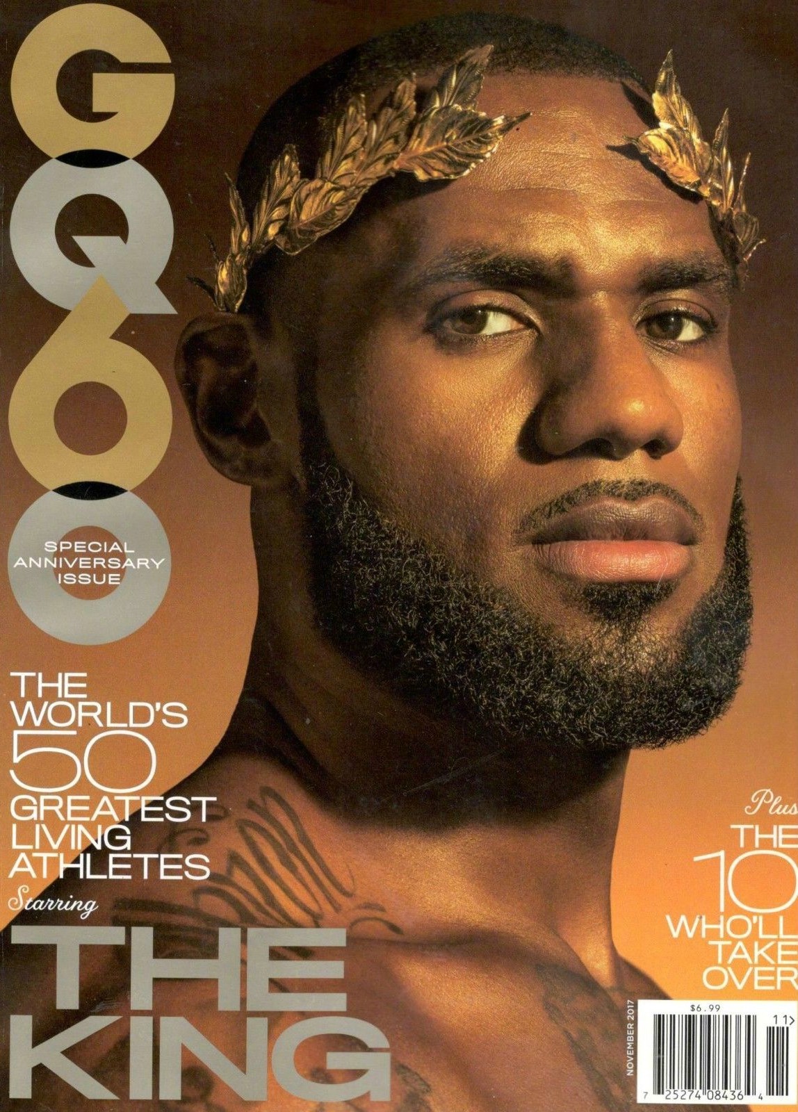 LeBron James se convierte en un Dios del Olimpo para GQ USA