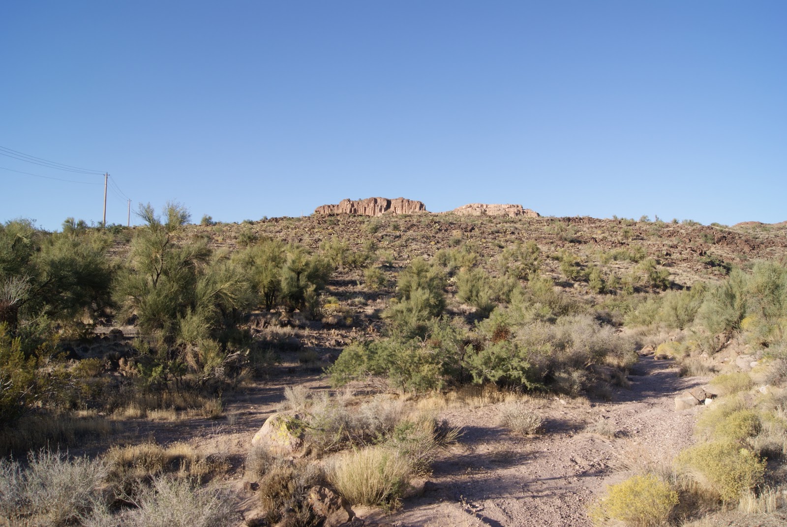 Wishful Thinking: Mountains in Kingman, Arizona?