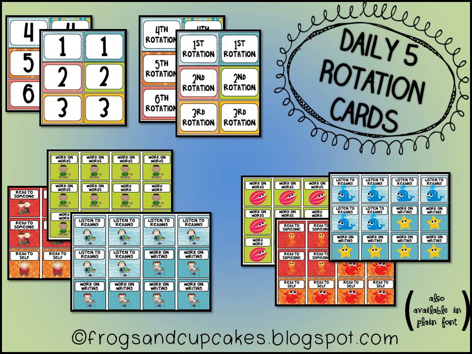 Tales of Frogs and Cupcakes: Square Numbers and Daily 5--What Do They ...