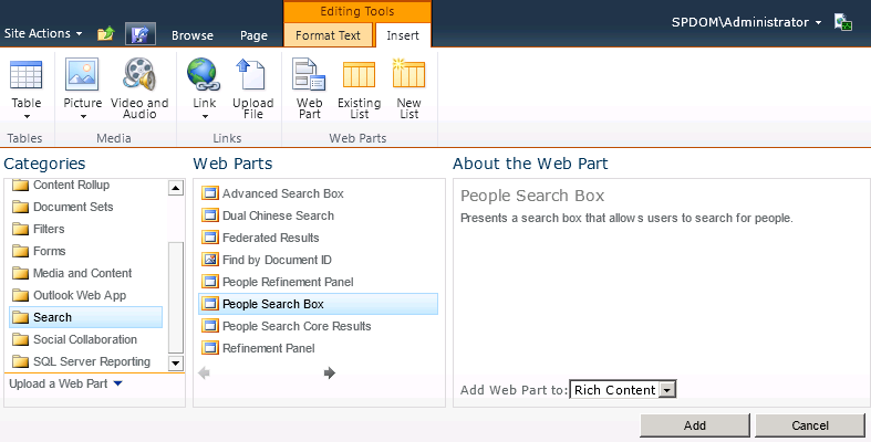 SharePoint TidBits: People Search in SharePoint 2010