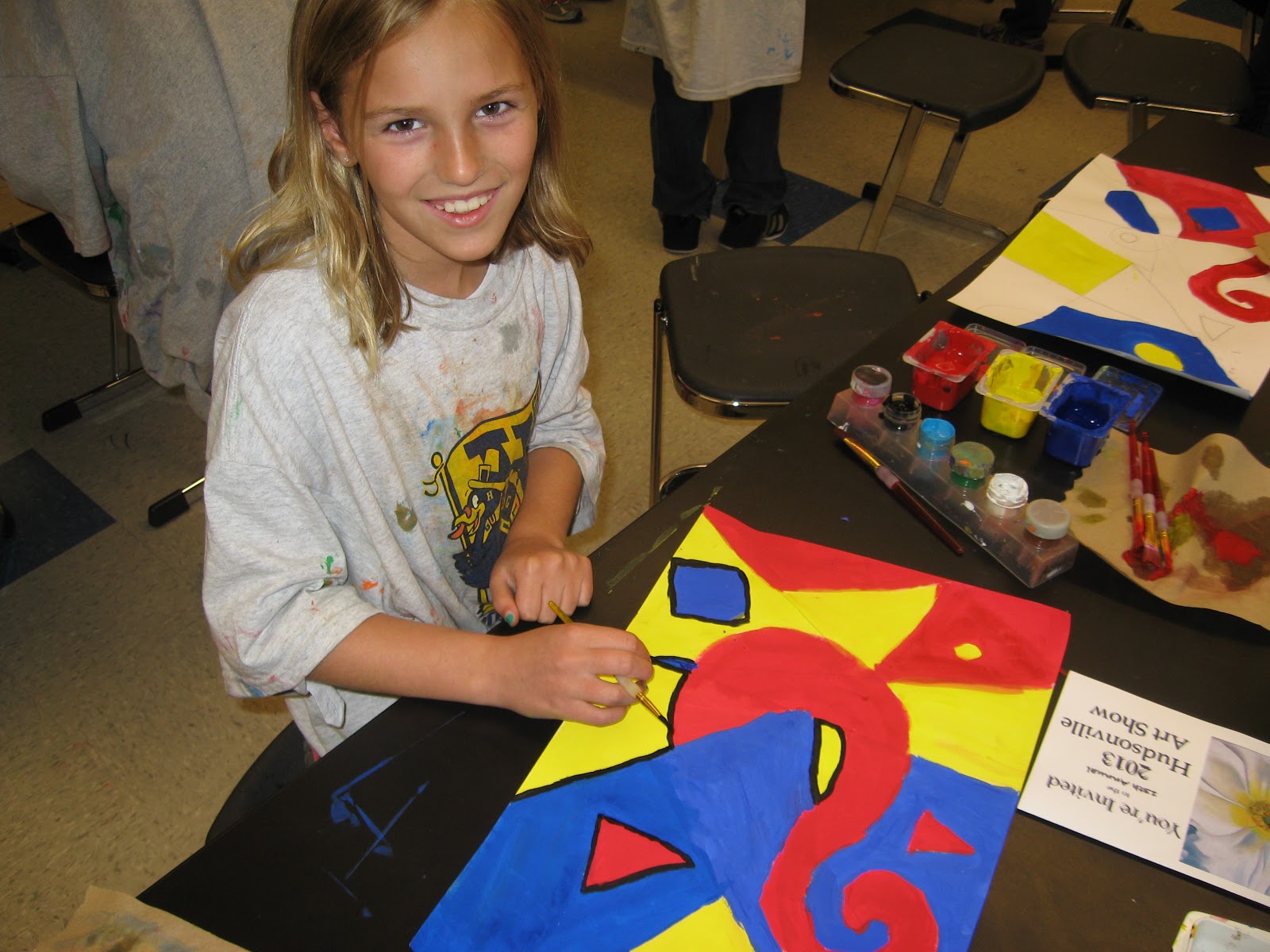 Jamestown Elementary Art Blog: 4th grade Kandinsky Abstract art