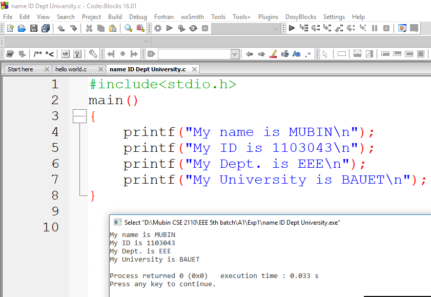Black-White Mubin | মুবিনের রাফখাতা: C programming:Simple C Codes with ...