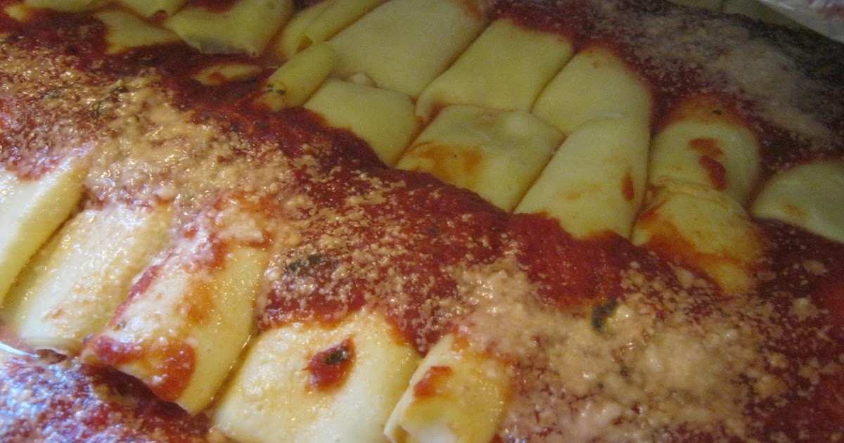 Let the Feasty Begin: Manicotti