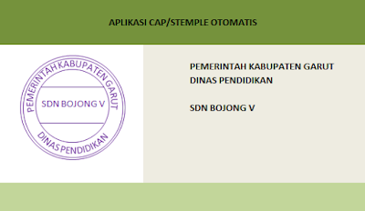 Cara Mudah Membuat Stempel dengan Aplikasi Cap/Stempel Microsoft Excel ...