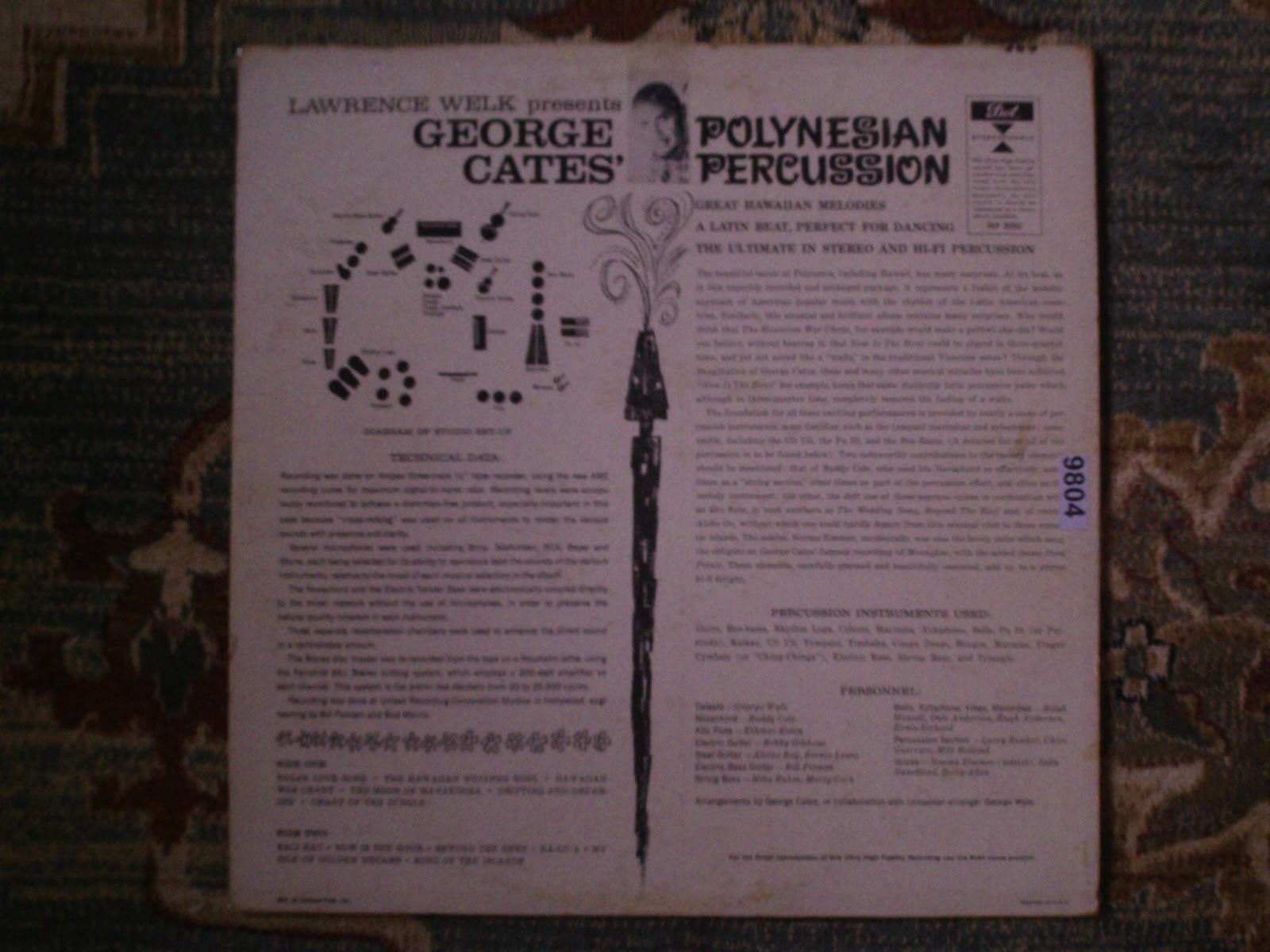 DJ Twain's Lawrence Welk Collection: GEORGE CATES' POLYNESIAN ...