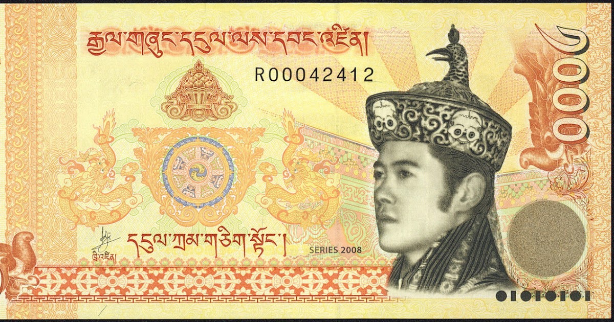 My Currency Collection: Bhutan Currency 1000 Ngultrum banknote 2008 ...