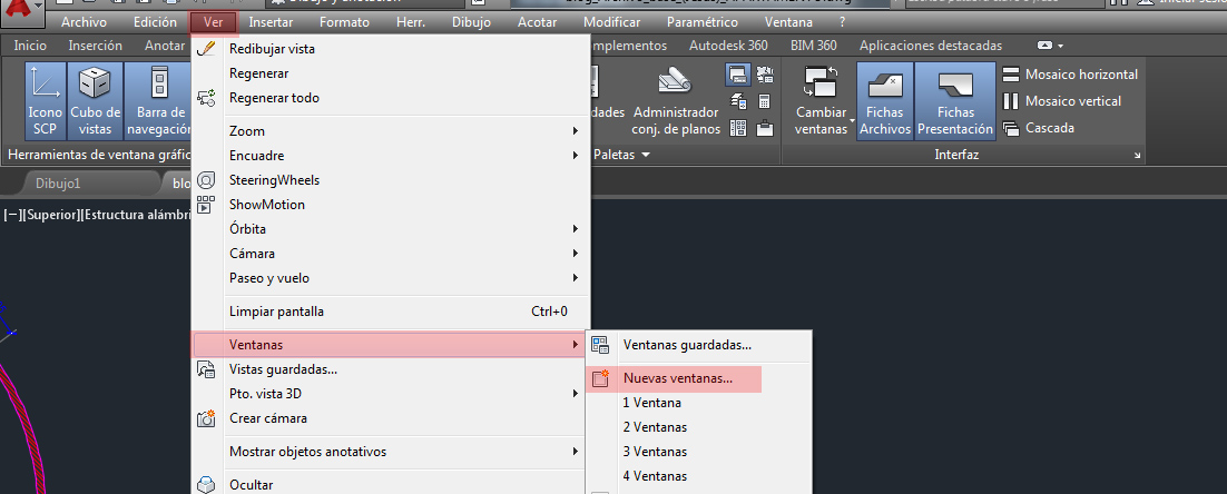Dividir la pantalla de Autocad en varias ventanas - Recursos Interior ...