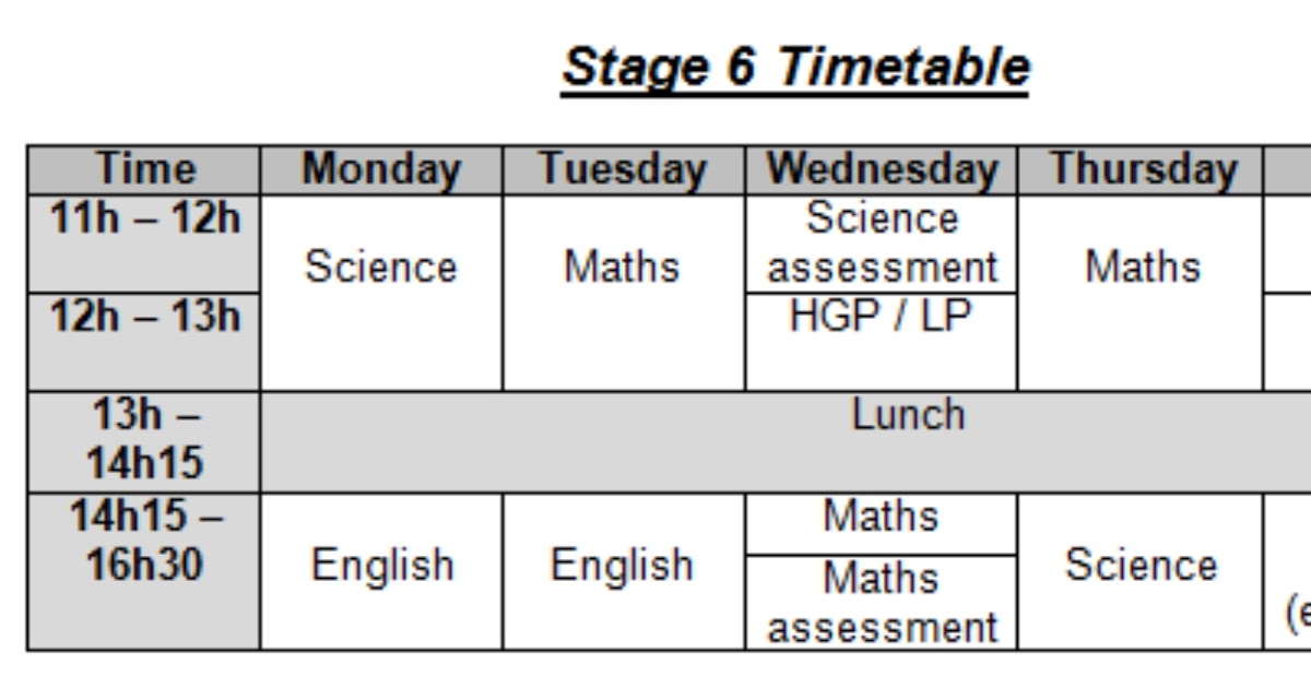 International School of Palmela Form 6