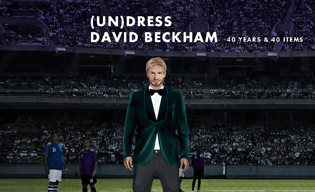 40 Years and 40 Looks: David Beckham's Style Evolution #infographic ...