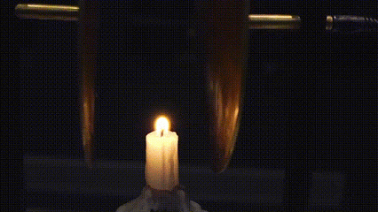 ERIK MARTIN WILLÈN: CANDLE FLAME EXTINGUISHED WITH ELECTRICITY