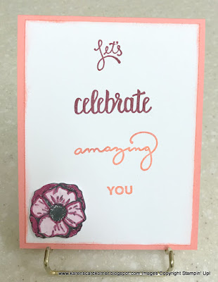 karenscardkorner: Stampin' Up! Amazing You
