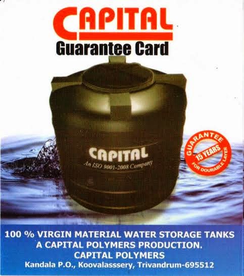 Capital Water Tank Manufacturers-Dealers-Thiruvananthapuram-Kerala ...