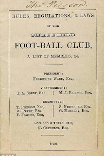 All About Football: The Oldest Soccer Club in History-Sheffield F.C.