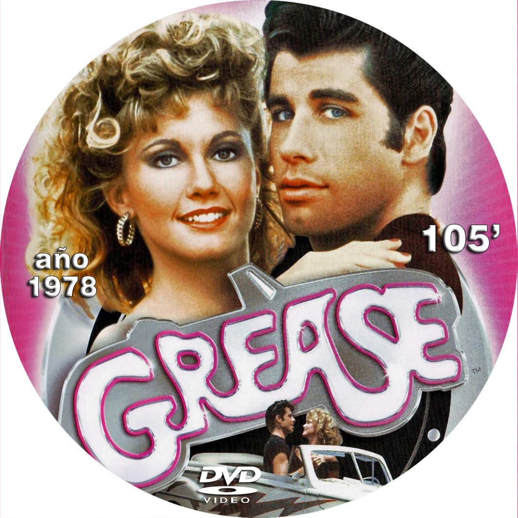 Caratulas de películas DVD para cajas CD: Grease - [1978]