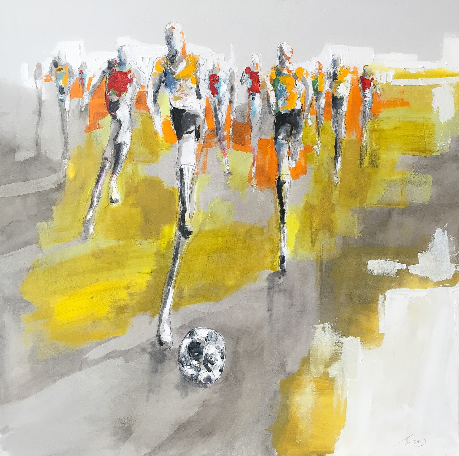 Marie-France Boisvert, 1976 | Abstract figurative painter | Tutt'Art ...