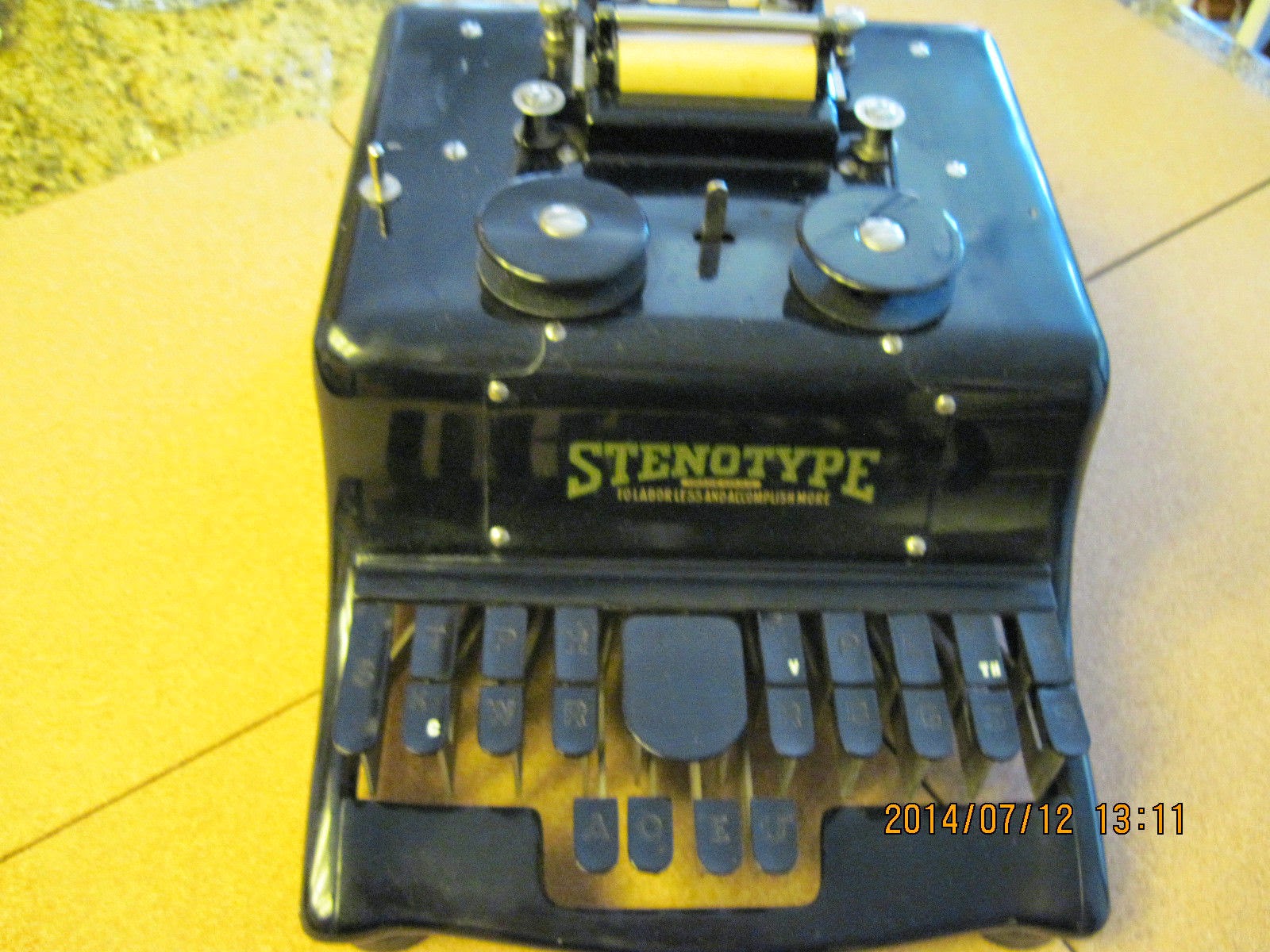 To Labor Less And Accomplish More: American Steno Machine Image Gallery