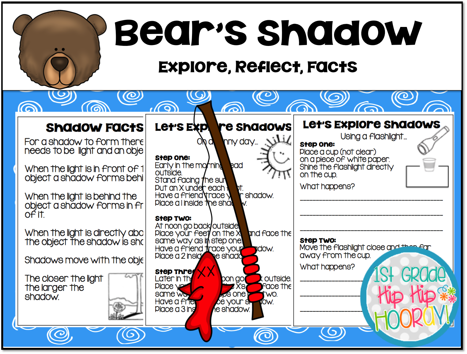 1st Grade Hip Hip Hooray!: Bear's Shadow...Literary Companion...Science ...